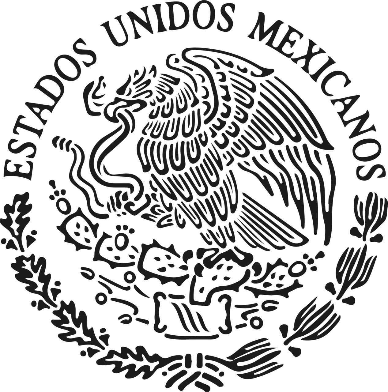 Download Coat Of Arms, Mexico, Mexican. Royalty-Free Vector Graphic - Pixabay