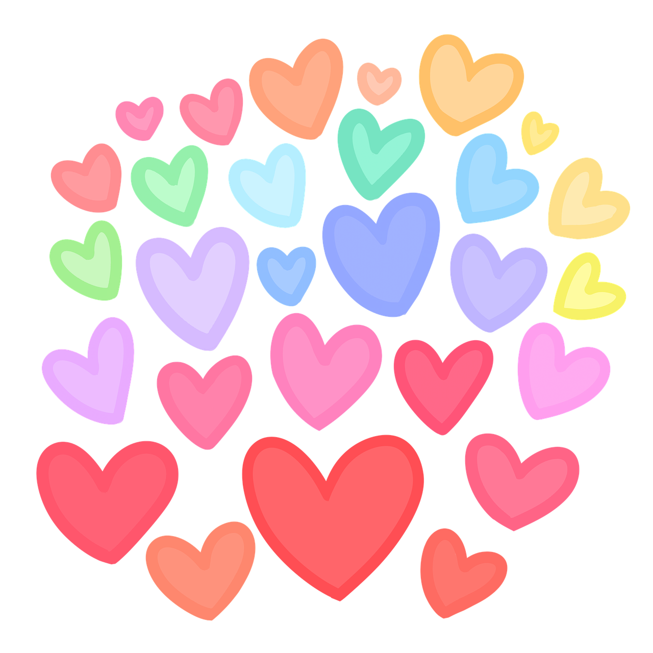 Hjärtan Teckning Tecknad Serie - Gratis bilder på Pixabay - Pixabay