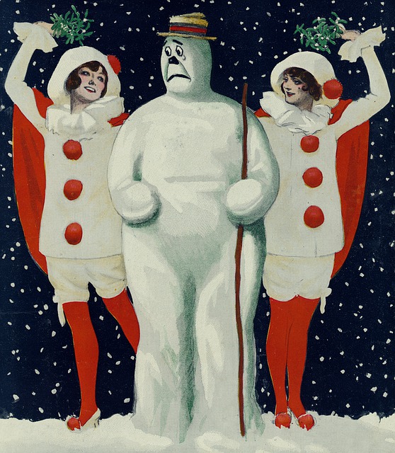 Download Snow Man, Women, Snow. Royalty-Free Stock Illustration Image ...
