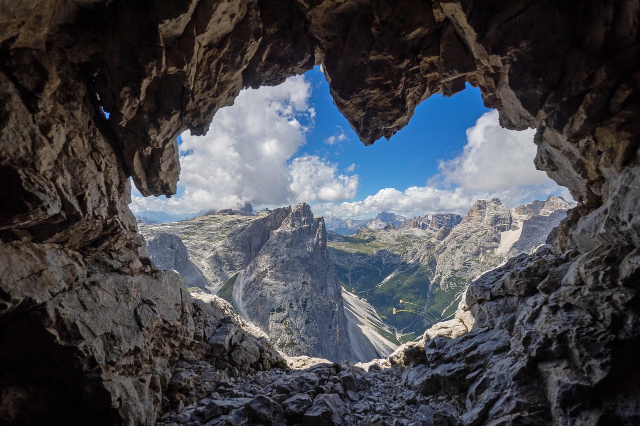 Dolomites Cave Opening - Free photo on Pixabay