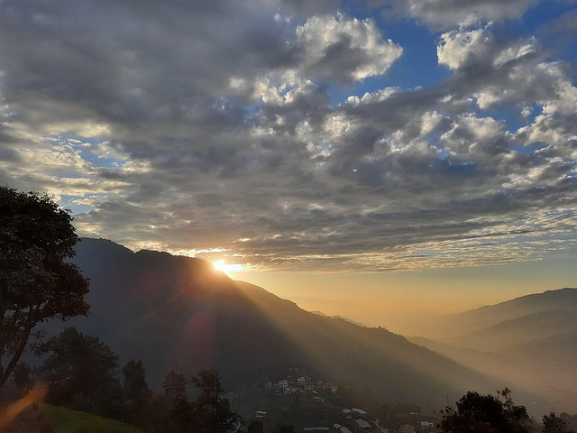 Atardecer Colina Nepal - Foto gratis en Pixabay - Pixabay