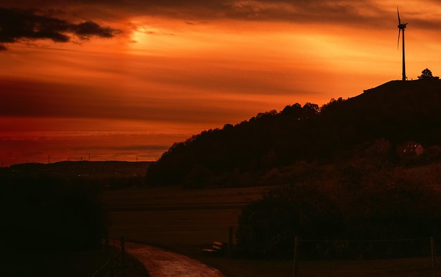 Molino Colina Atardecer - Foto gratis en Pixabay - Pixabay