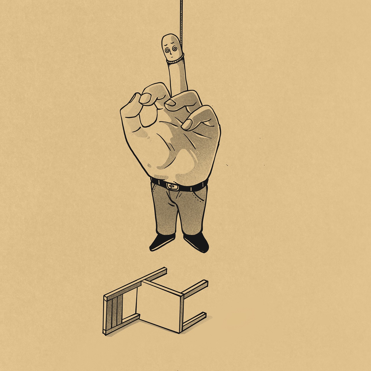Mano Suicidio Surrealista Dibujos Imagen Gratis En Pixabay Pixabay