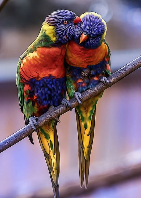 Aves Loros Loritos Arcoiris - Imagen gratis en Pixabay - Pixabay