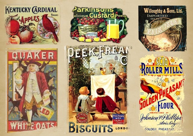 Download Labels, Collage, Advertisement. Royalty-Free Stock ...
