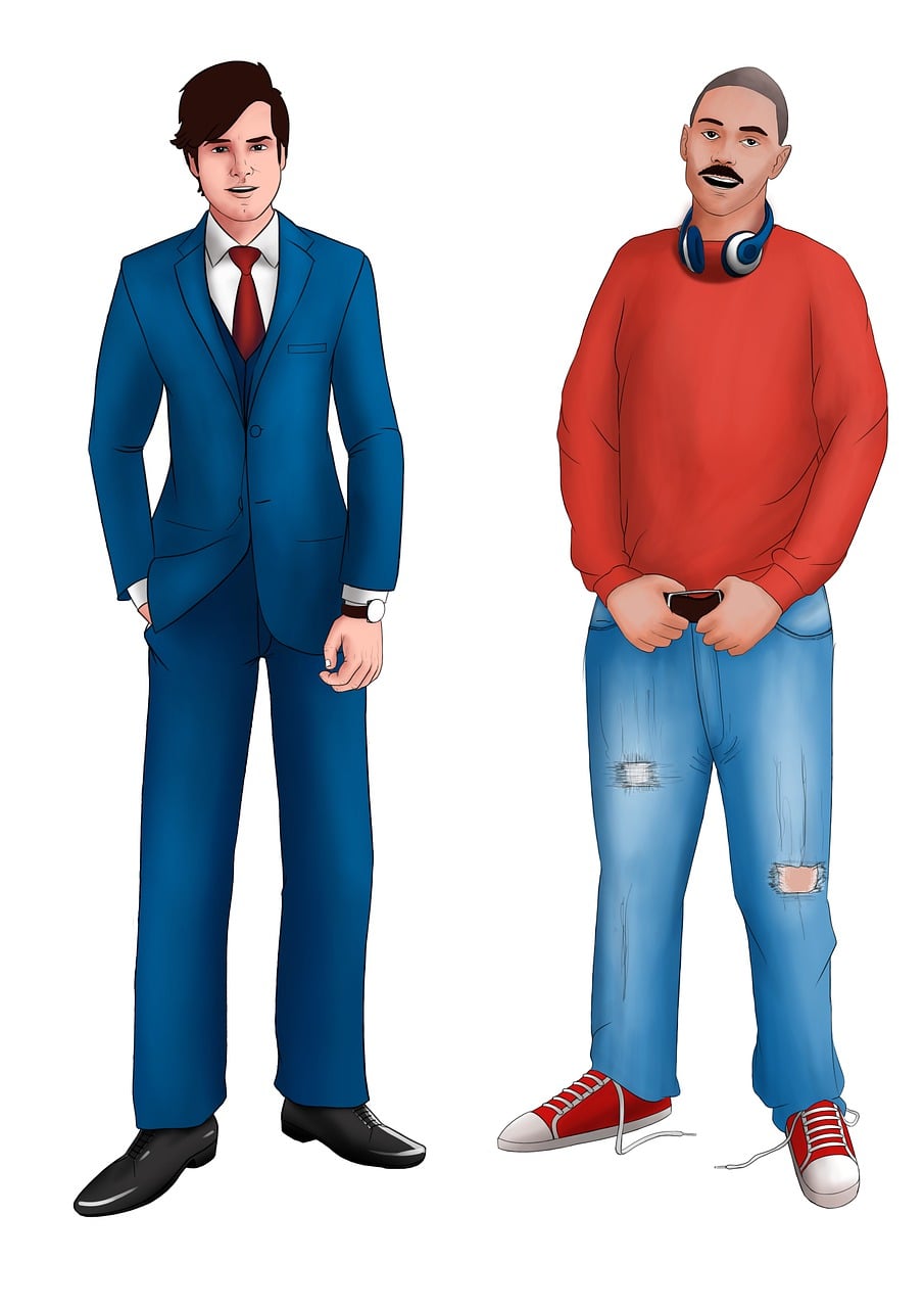 Download Men Formal Casual Royalty-Free Stock Illustration Image - Pixabay