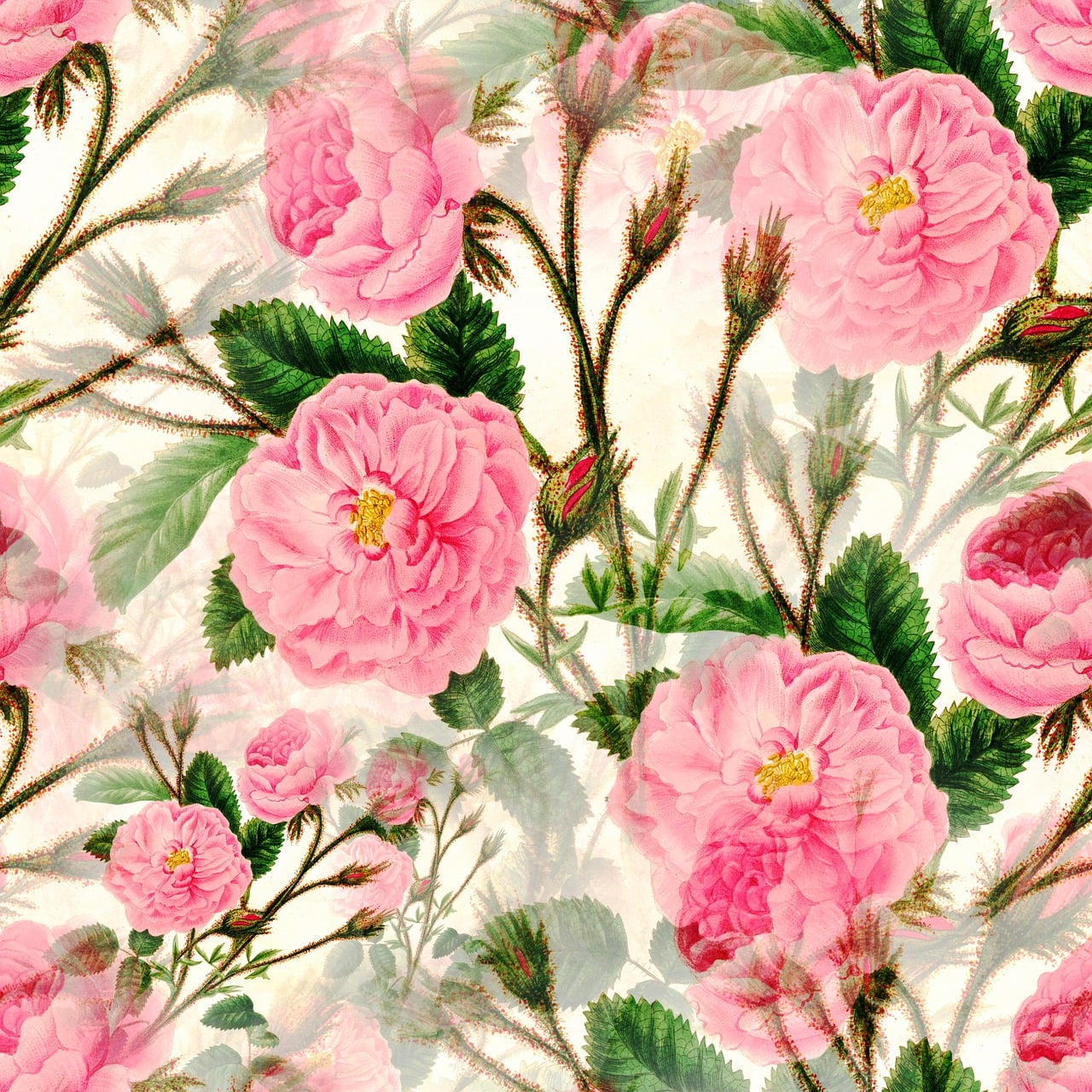 Download Flowers, Pattern, Background. Royalty-Free Stock Illustration ...