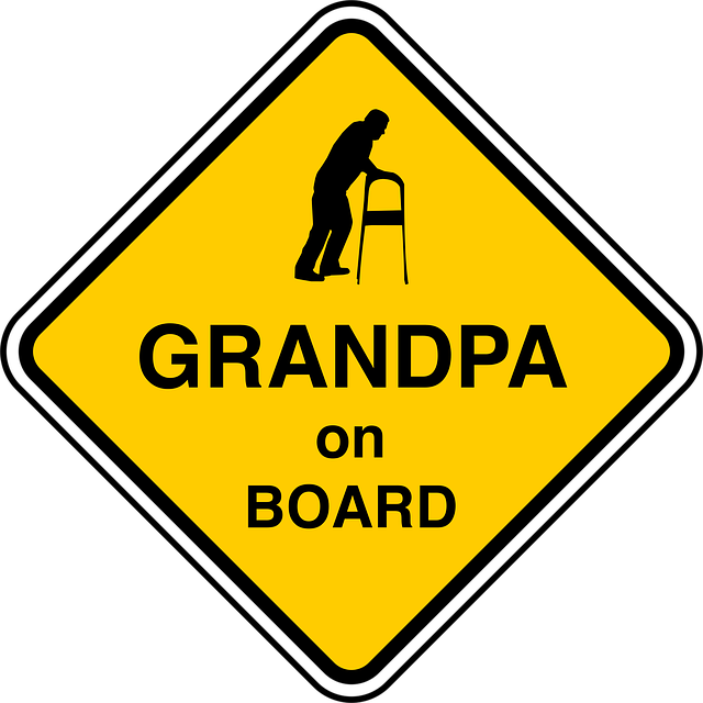 Download Grandpa On Board, Sign, Road Sign. Royalty-Free Vector Graphic ...