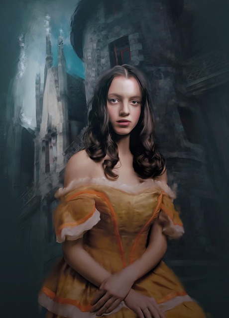 Woman Medieval Digital Portrait - Free photo on Pixabay