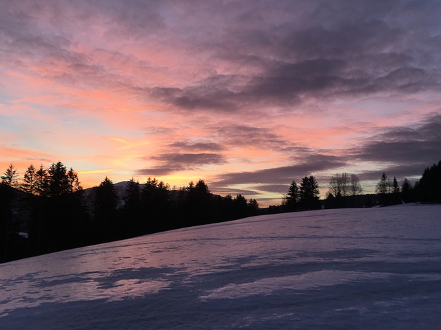 Resplandor Crepuscular Nieve - Foto gratis en Pixabay - Pixabay