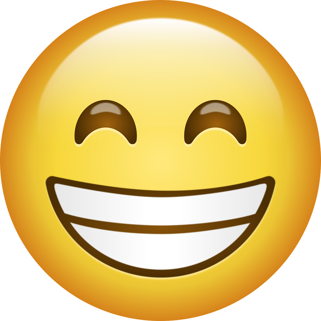 Senyum Emoji Senang Gambar Vektor Gratis Di Pixabay