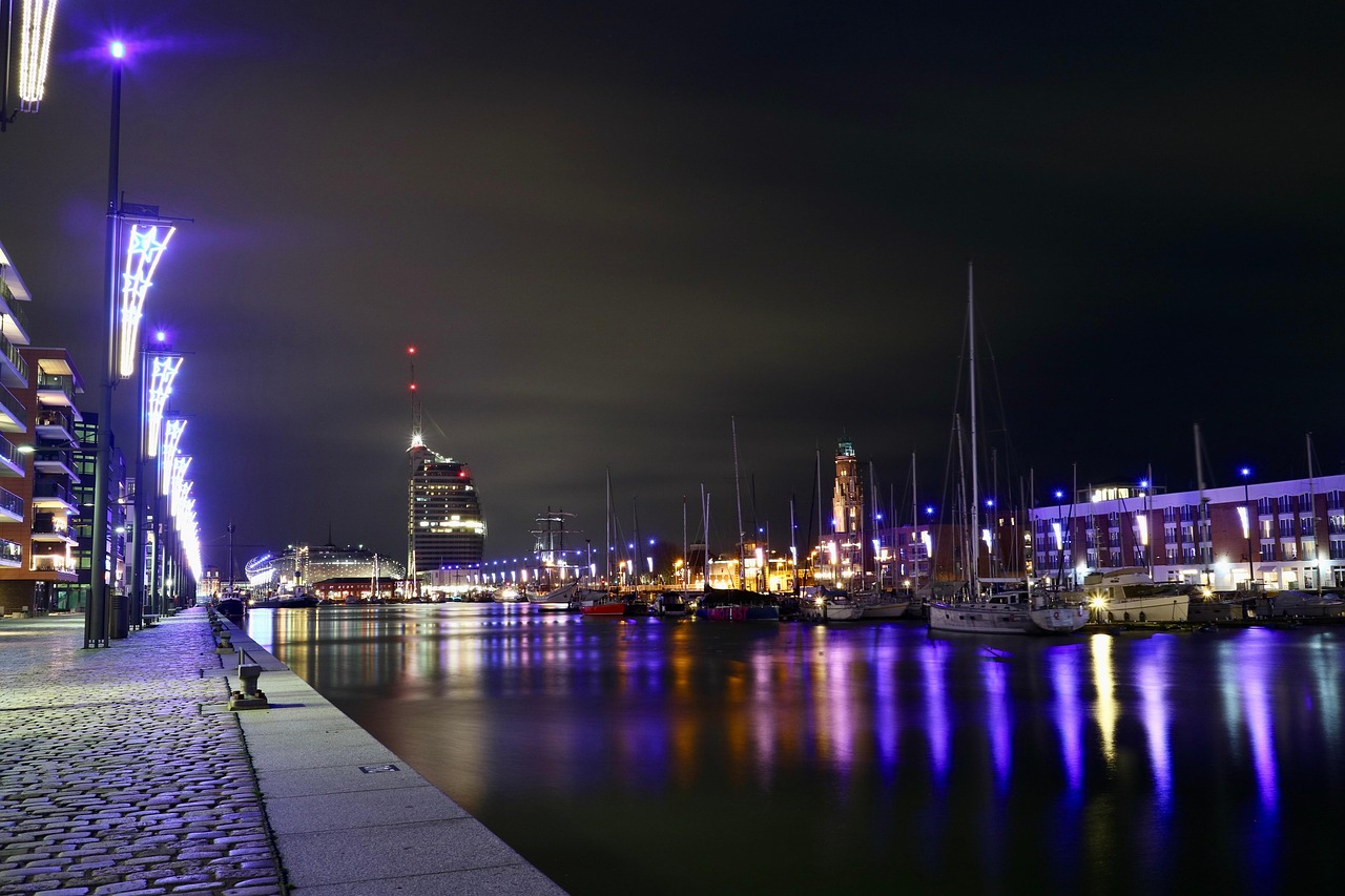 Bremerhaven Nuit Port - Photo gratuite sur Pixabay - Pixabay