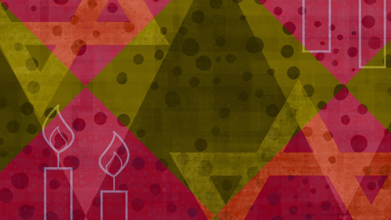 Download Star Of David, Candles, Background. Royalty-Free Stock ...