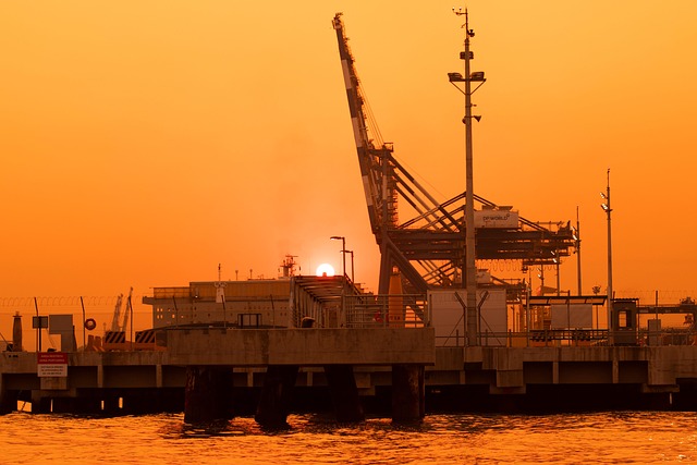Sunset Port Sea - Free photo on Pixabay
