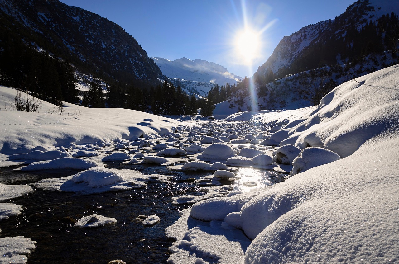 Fluss Schnee Natur - Kostenloses Foto auf Pixabay - Pixabay