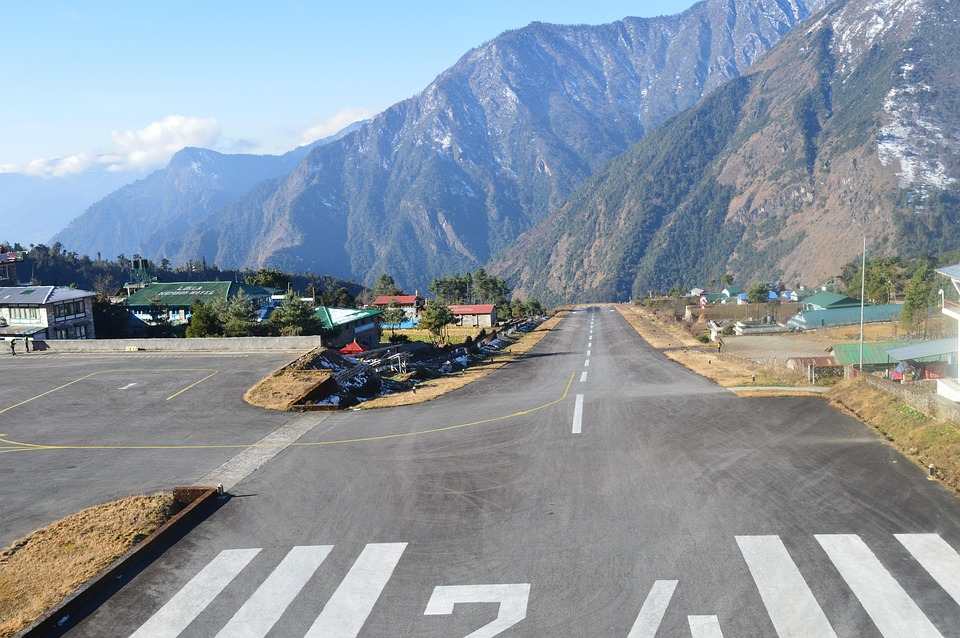 Landebahn Des Flughafens Lukla - Kostenloses Foto auf Pixabay