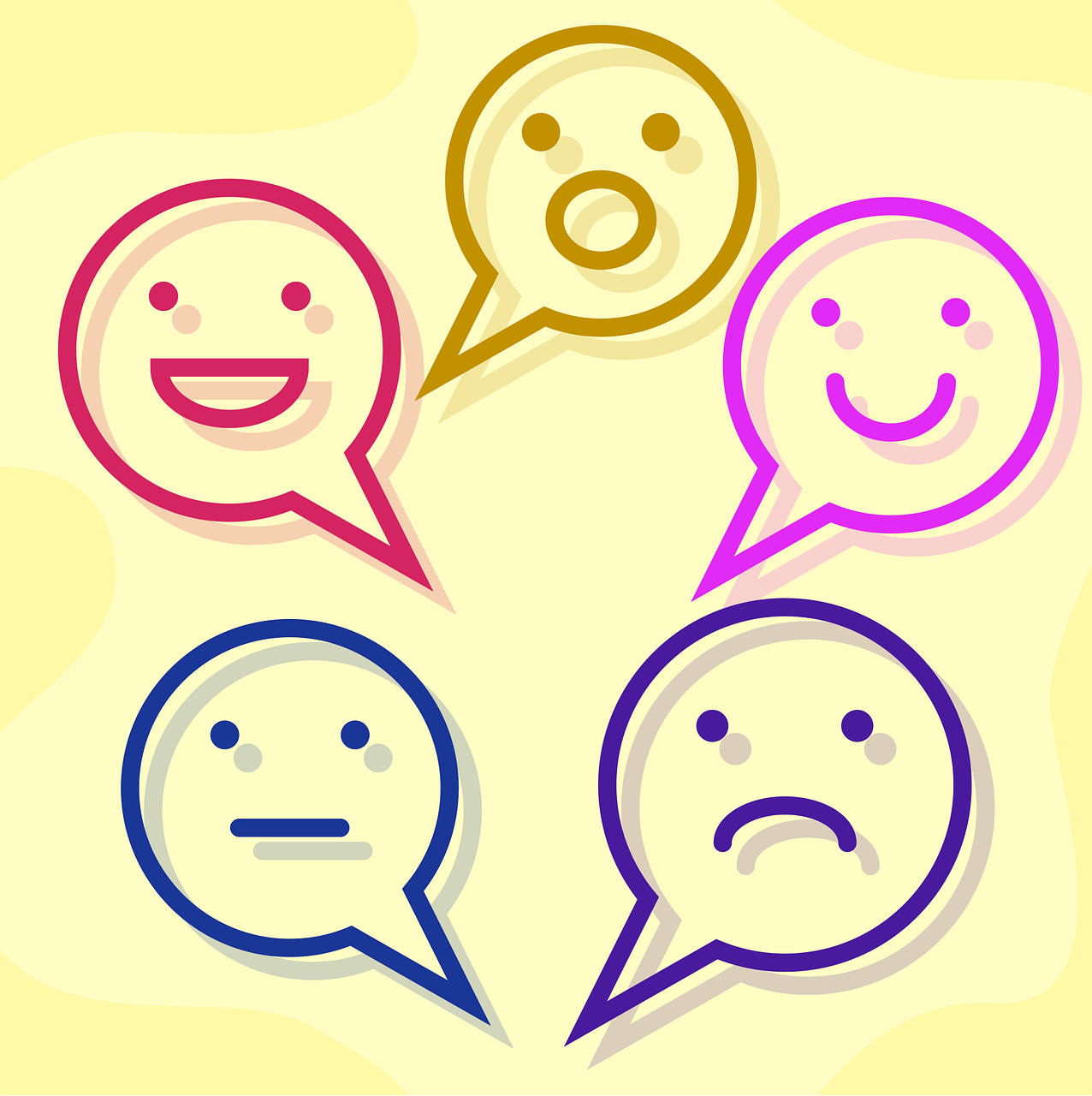 Smiley Mening Gedachten - Gratis vectorafbeelding op Pixabay