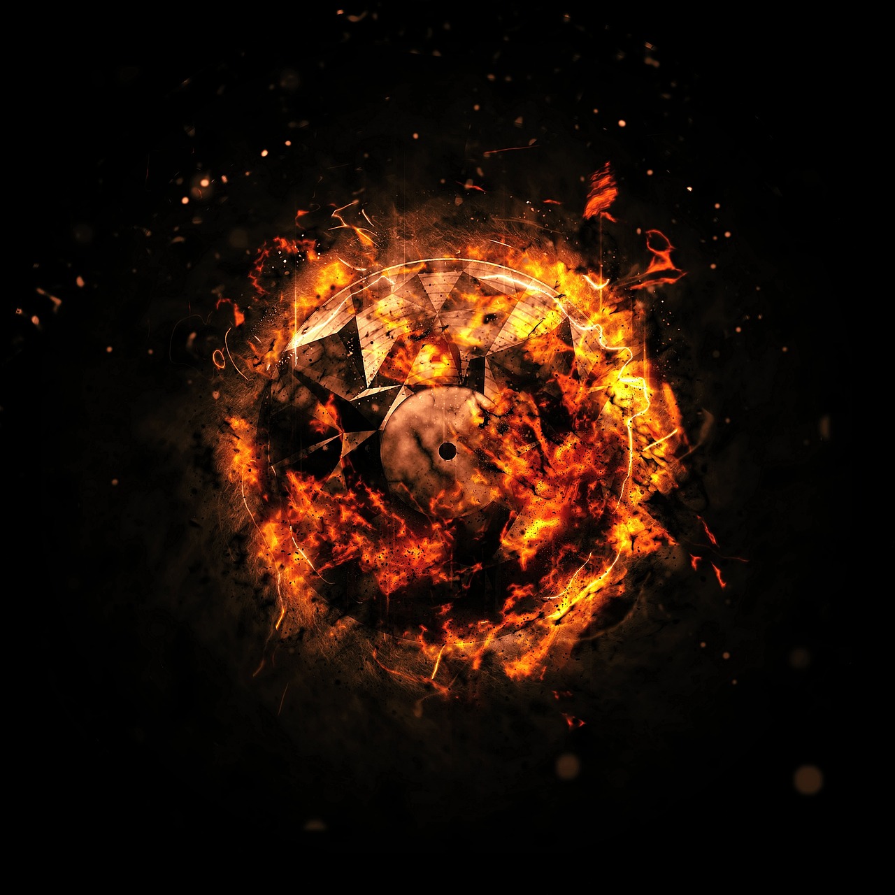 Fire Galaxy Abstract - Free photo on Pixabay
