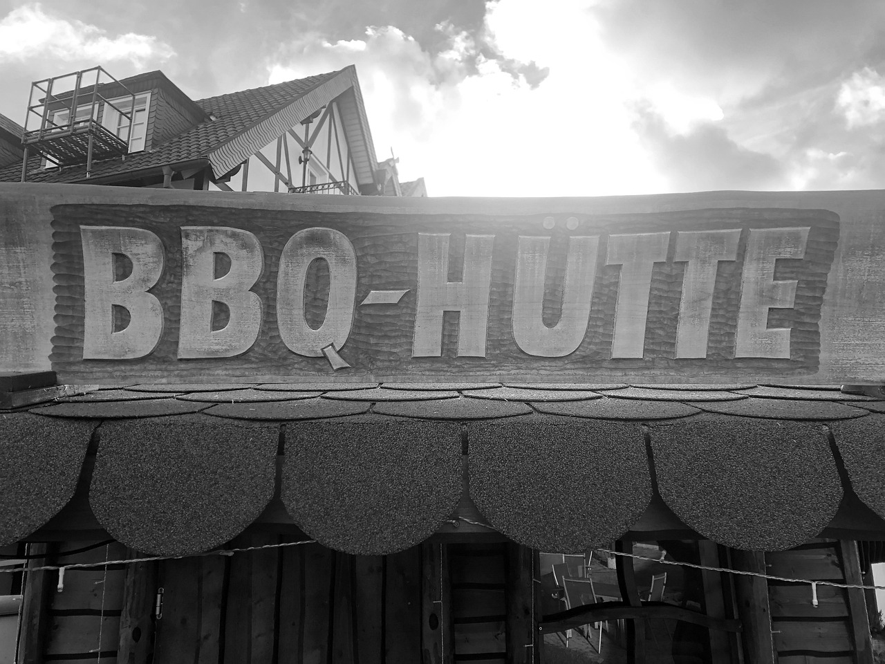 Bbq Grill Hut Tanda Tiang - Foto gratis di Pixabay