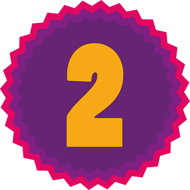 Download Number Two Badge Royalty Free Stock Illustration Image Pixabay