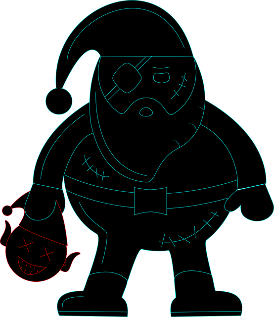Free Black Santa Vector Art - Download 11+ Black Santa Icons & Graphics ...