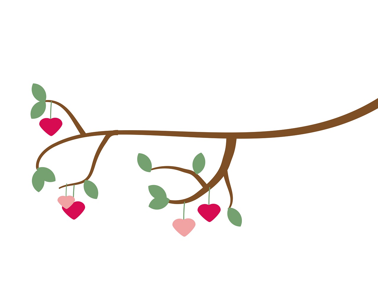 Download Branch, Heart, Love. Royalty-Free Stock Illustration Image ...