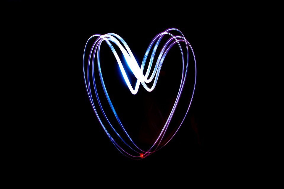 Heart Light Painting - Free photo on Pixabay