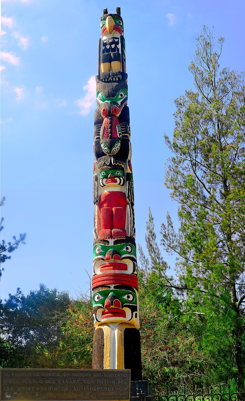 Totem Canadian Chapúltepex - Free photo on Pixabay - Pixabay