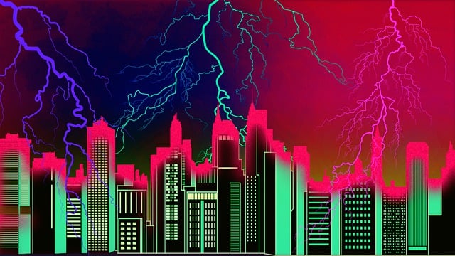 Download Neon City, City, Neon. Royalty-Free Stock Illustration Image ...
