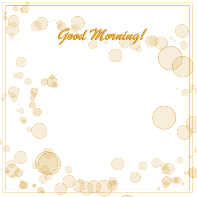 Download Good Morning, Frame, Circles. Royalty-Free Stock Illustration ...