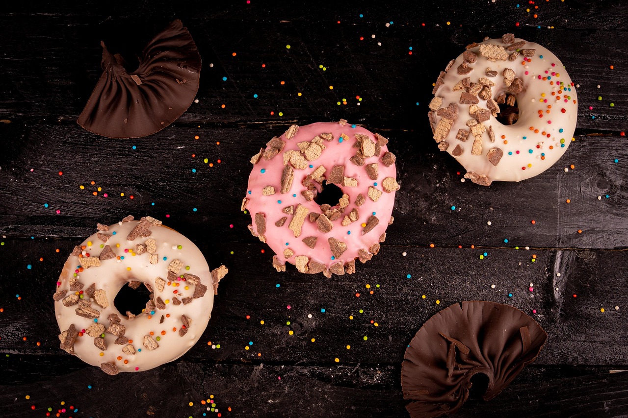 Food Donuts Flat Lay - Free photo on Pixabay