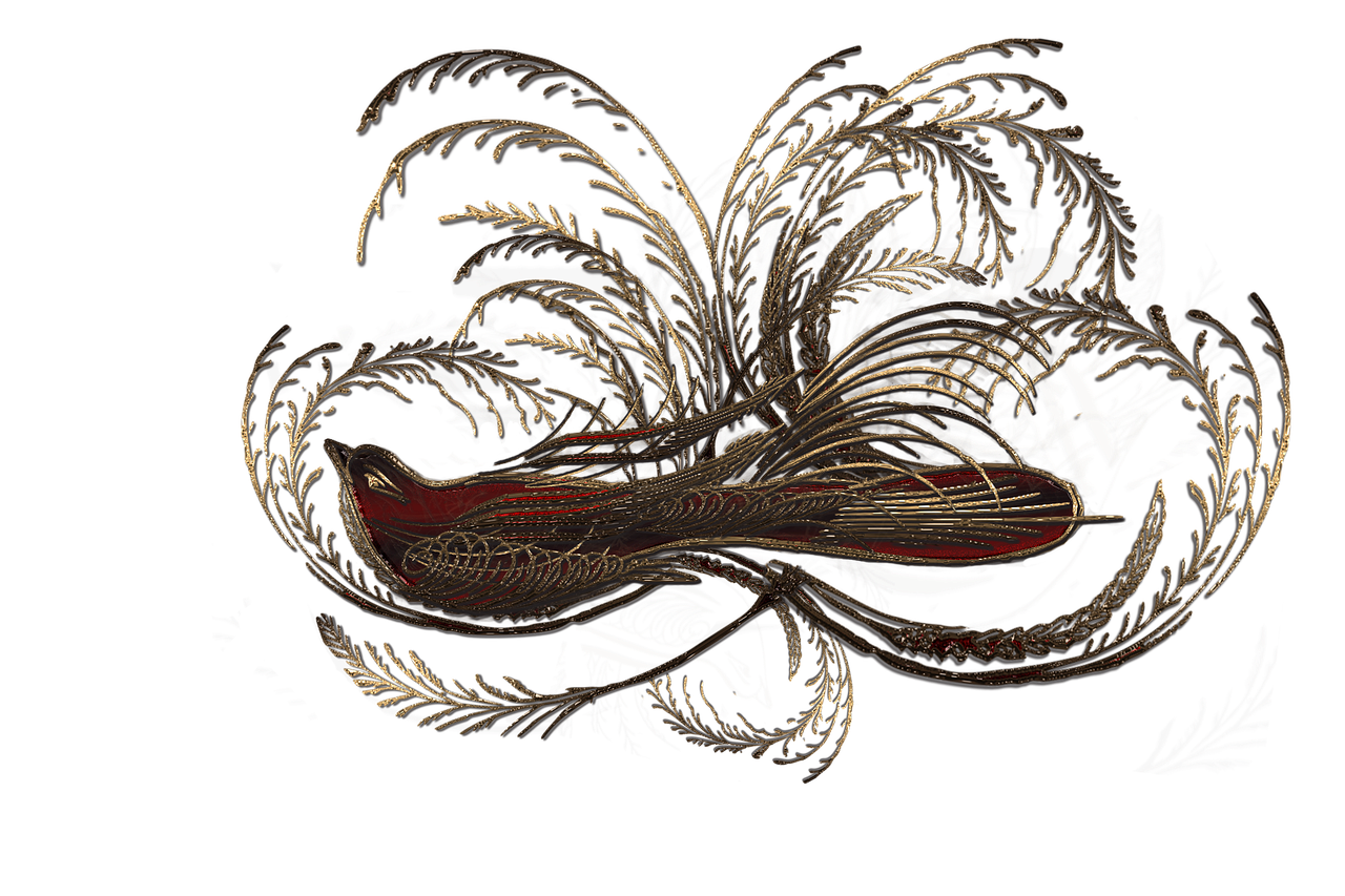 Cardinal Feather Drawing
