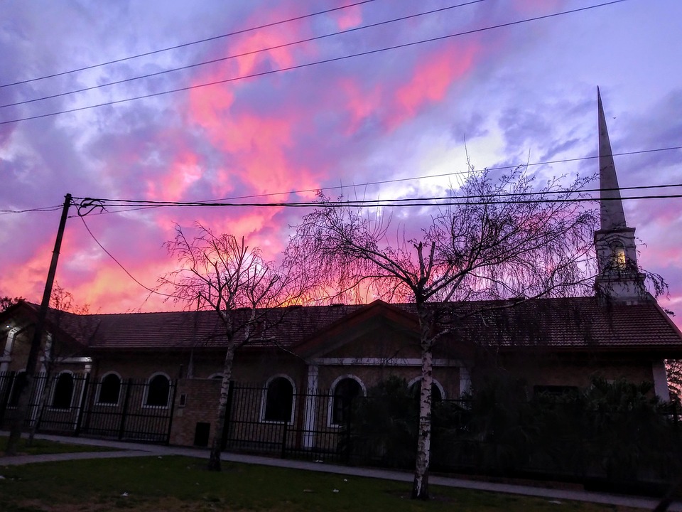Sunset Church - Free photo on Pixabay - Pixabay