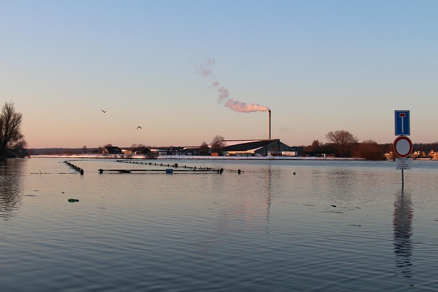 High Water Factory Rhine - Free photo on Pixabay