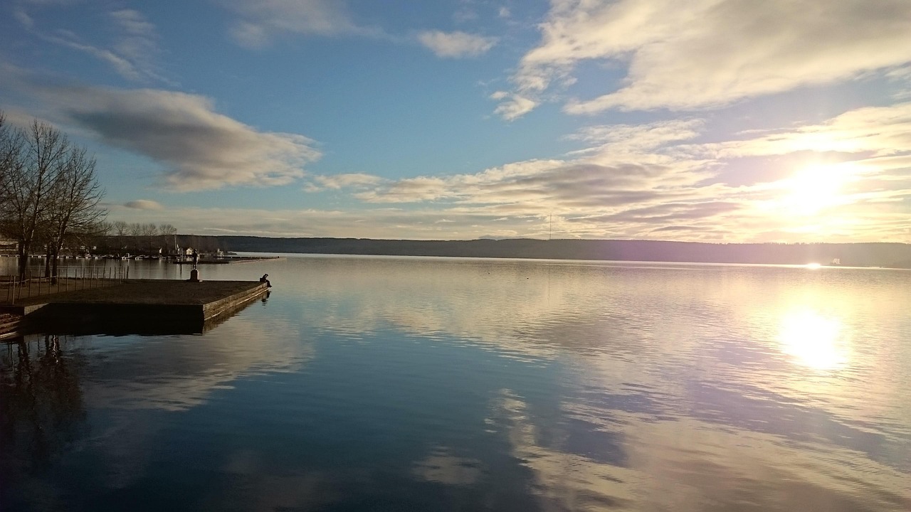 Lac Ciel Le Coucher Du Soleil - Photo gratuite sur Pixabay - Pixabay