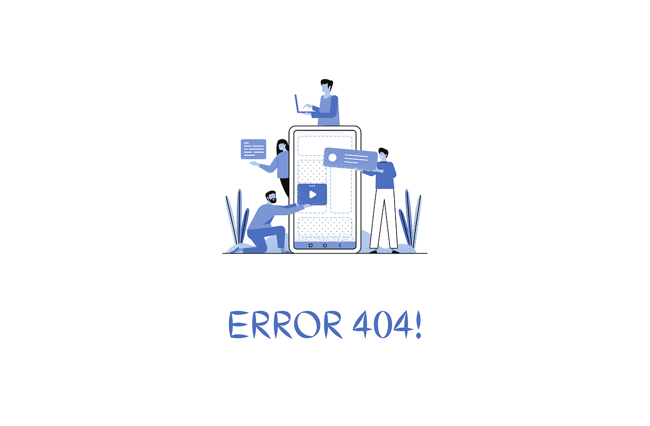 100 多张免费的“404Not Found”和“创始”插图 - Pixabay