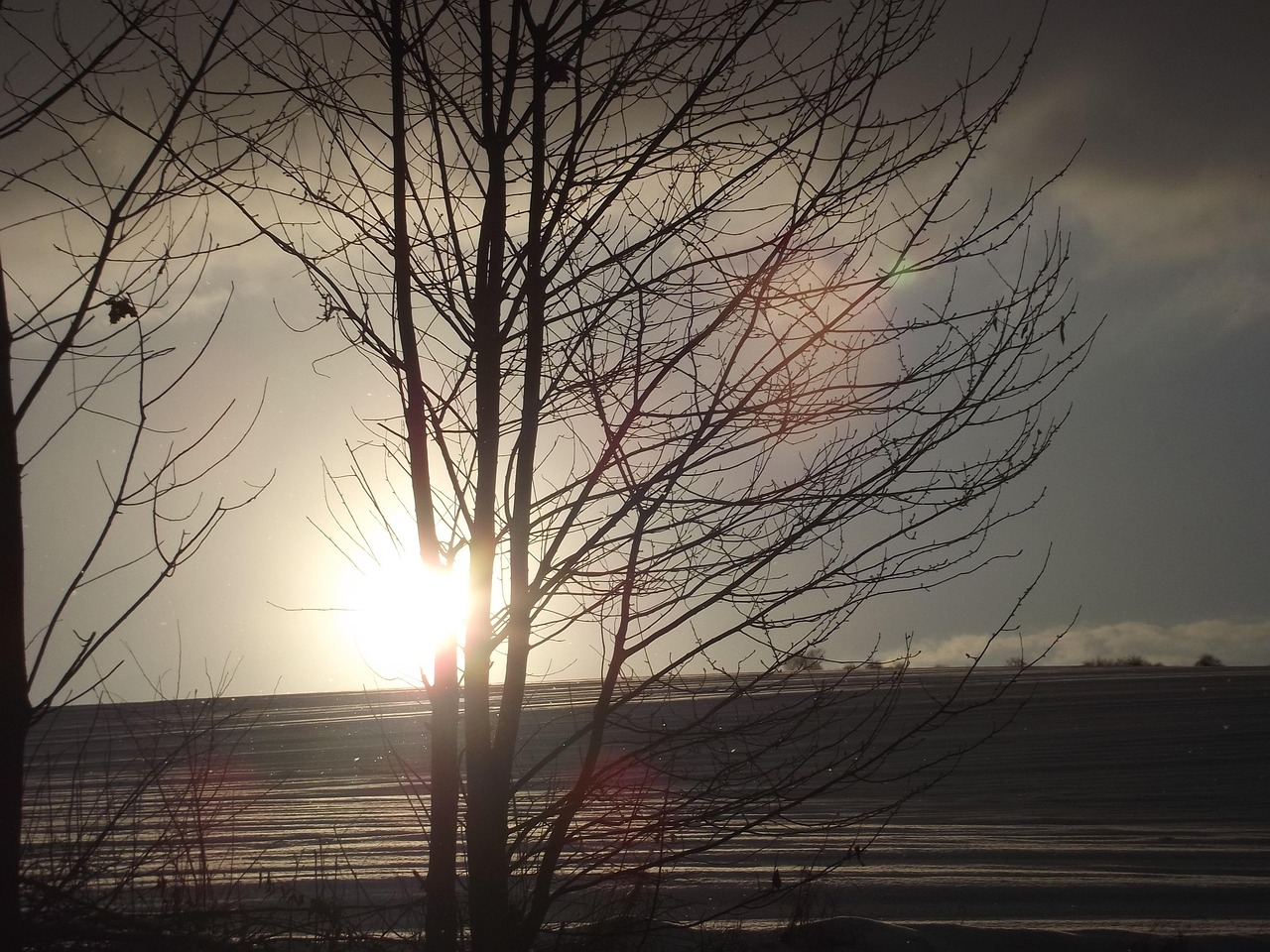 Atardecer Sol De Invierno Paisaje - Foto gratis en Pixabay - Pixabay