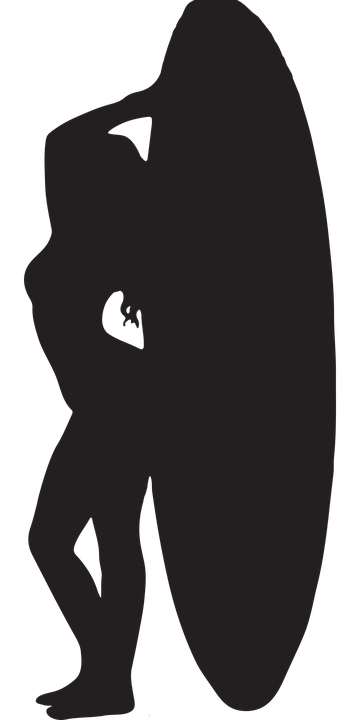 Mujer Playa Navegar - Gráficos vectoriales gratis en Pixabay - Pixabay