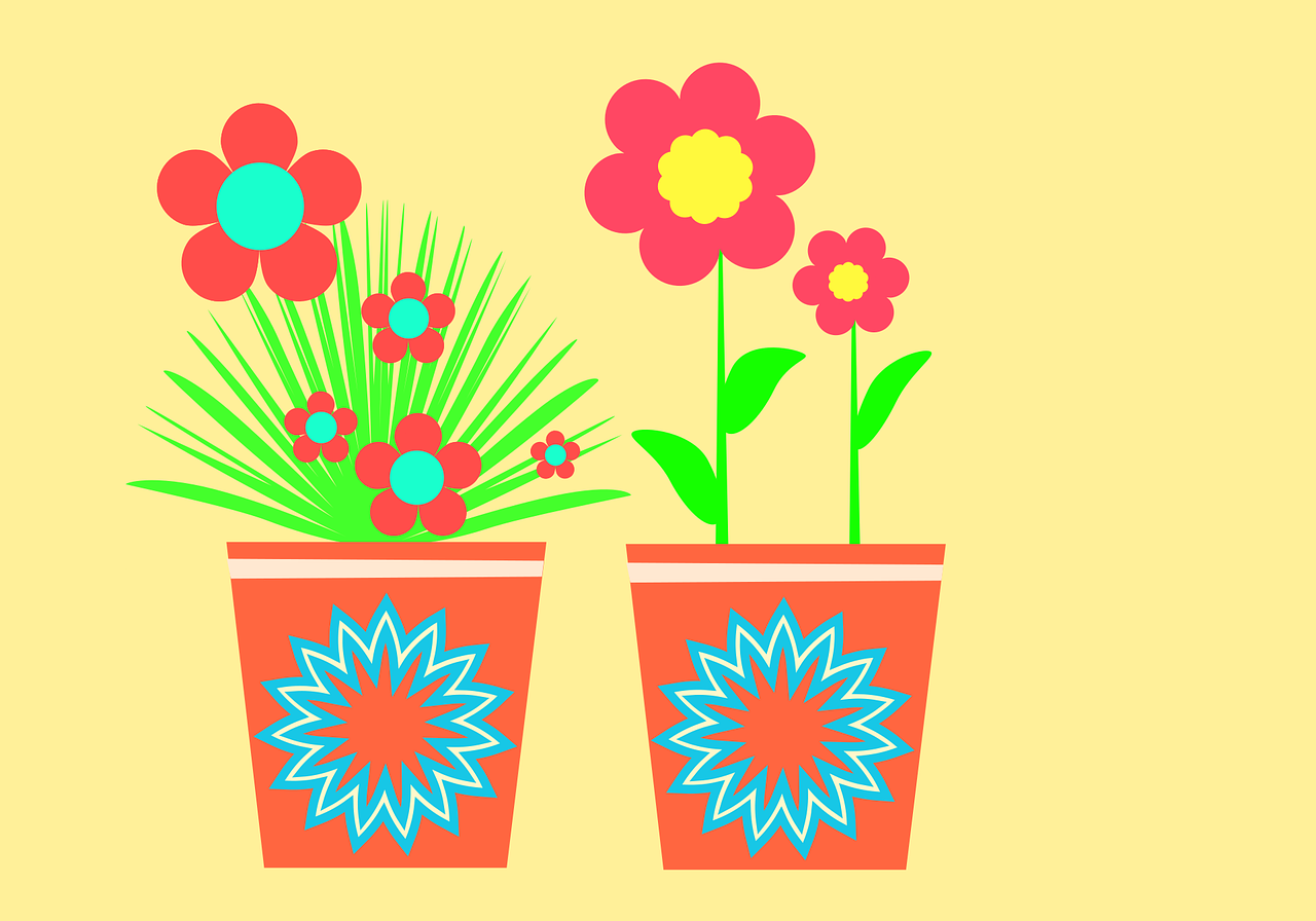 Download Flowers, Spring, Flowerpot. Royalty-Free Vector Graphic - Pixabay