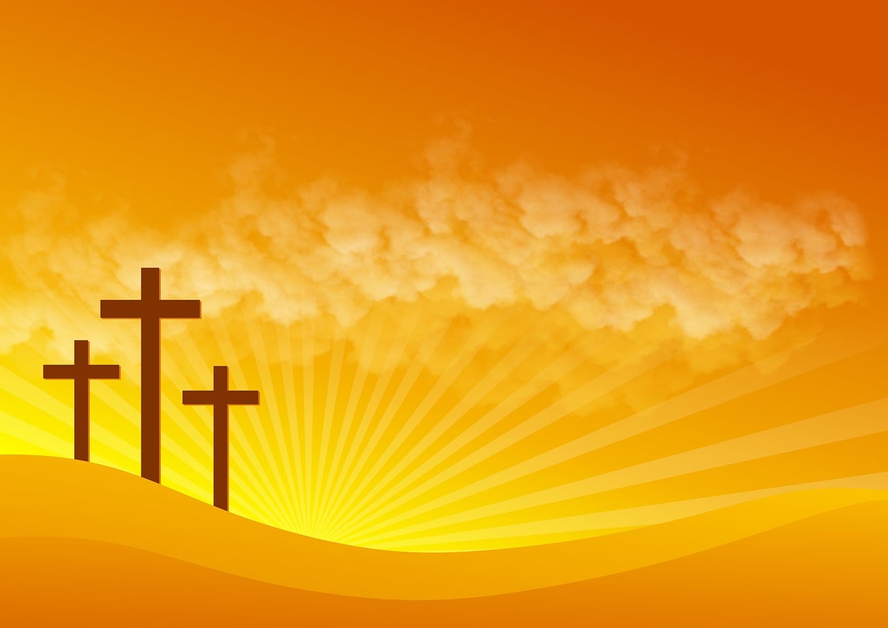 Download Crosses, Land, Sunrise. Royalty-Free Stock Illustration Image ...