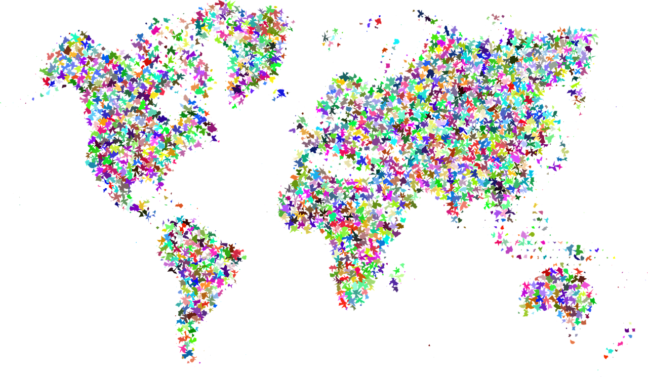 World Map Tumblr Background