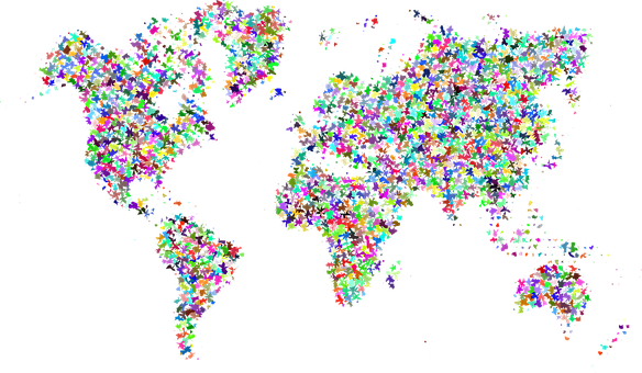 40+ Free Rainbow World Map & World Images