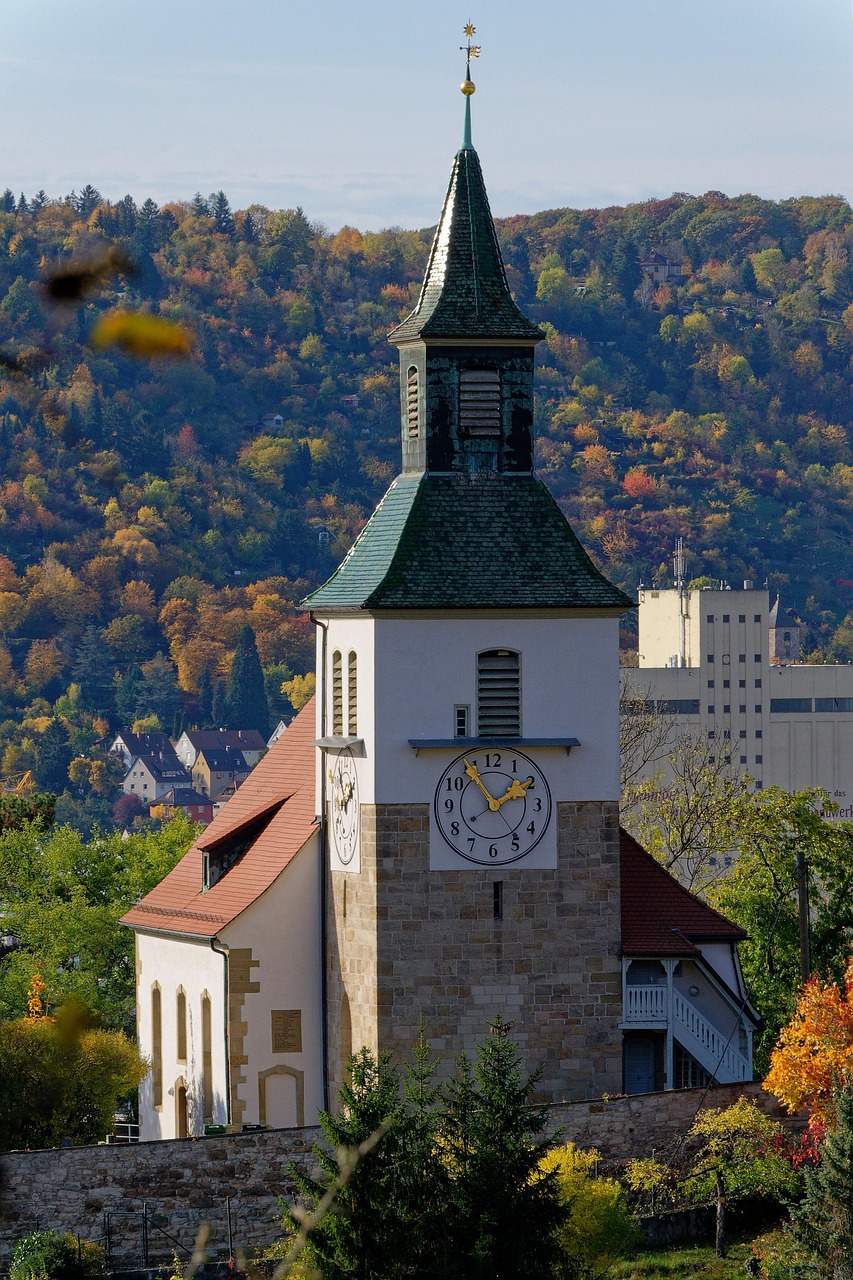 Church Trees Fall - Free photo on Pixabay - Pixabay