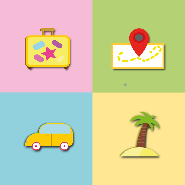 Download Travel Set, Car, Map. Royalty-Free Vector Graphic - Pixabay