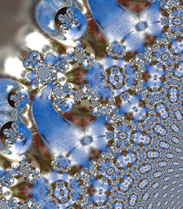 Blue Fractal Crystals - Free photo on Pixabay