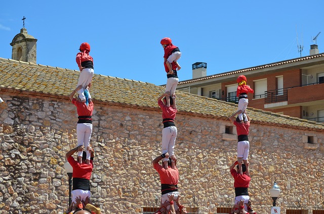 Castellers Equilibrio Castillos - Foto gratis en Pixabay - Pixabay