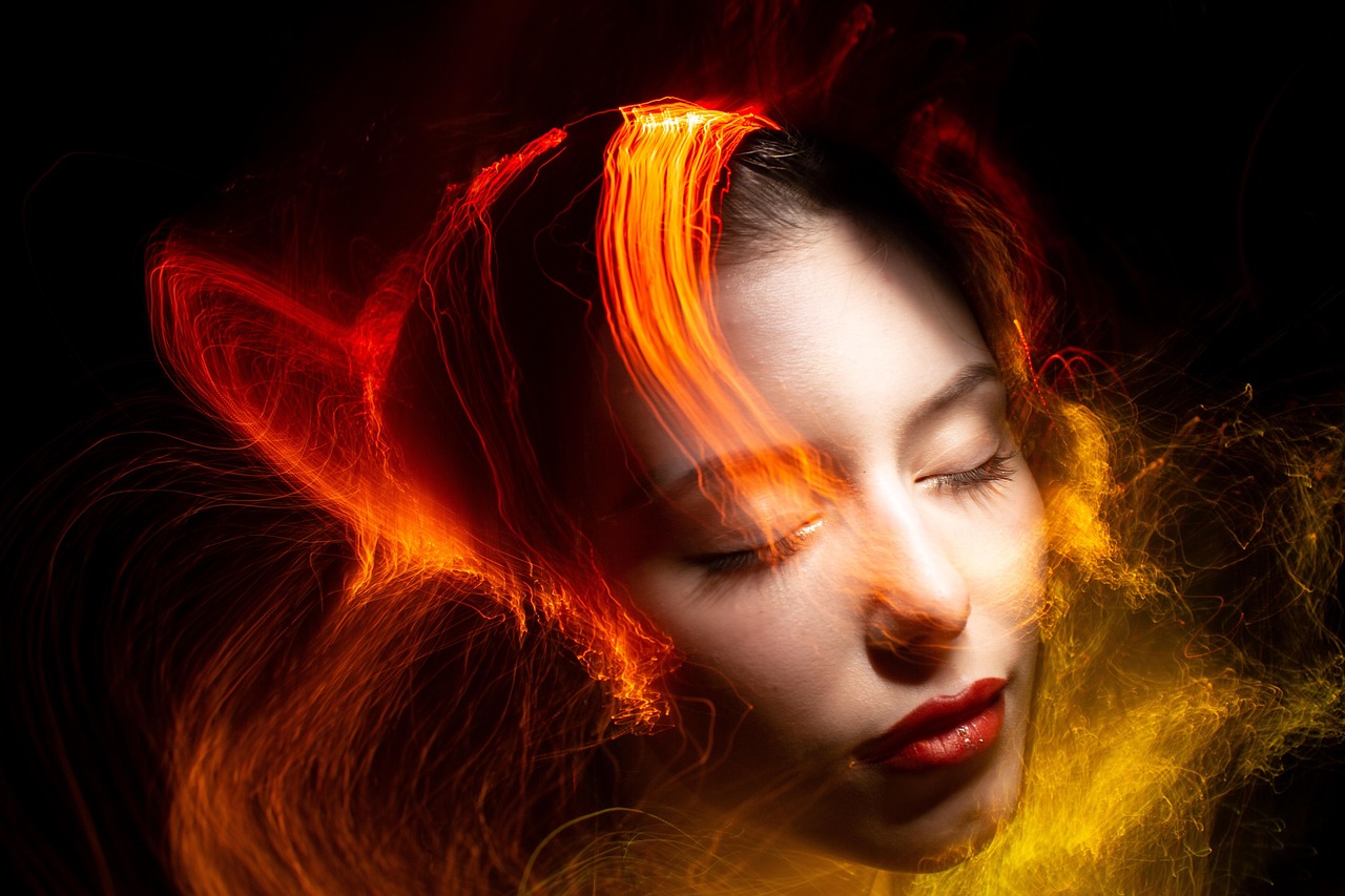 Woman Face Light Painting - Free photo on Pixabay