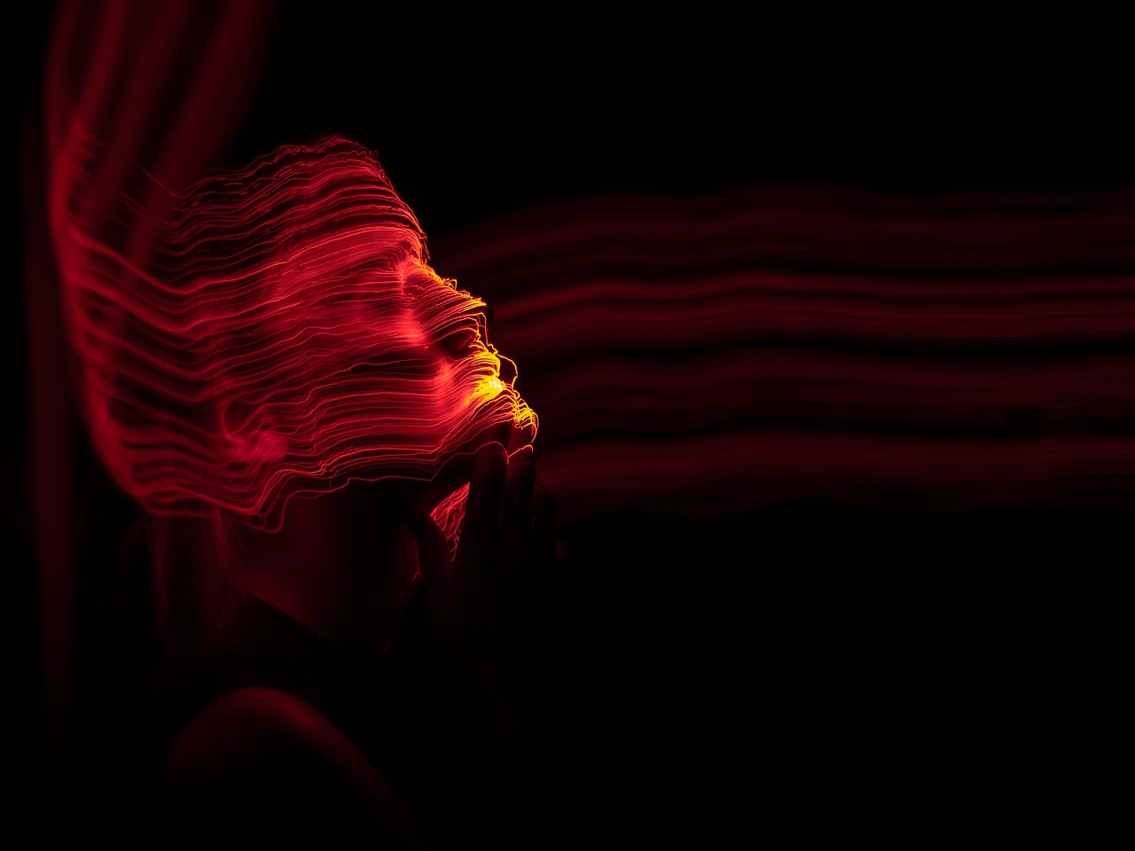 Woman Face Light Painting - Free photo on Pixabay