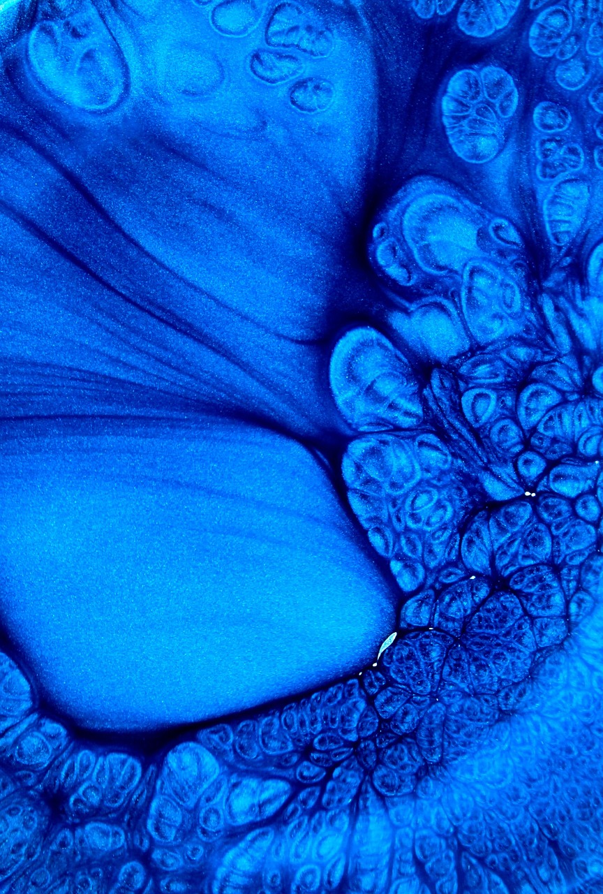 Paint Liquid Texture Blue - Free photo on Pixabay
