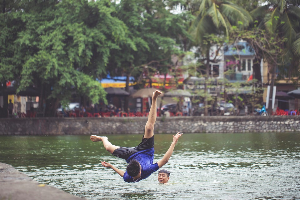 River Jump Swimming - Free photo on Pixabay - Pixabay